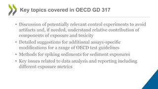 OECD guidance document no. 317 aquatic and sediment ecotoxicity testing ...