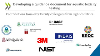 OECD guidance document no. 317 aquatic and sediment ecotoxicity testing ...