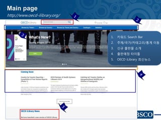OECD iLibrary 이용 가이드 | PDF