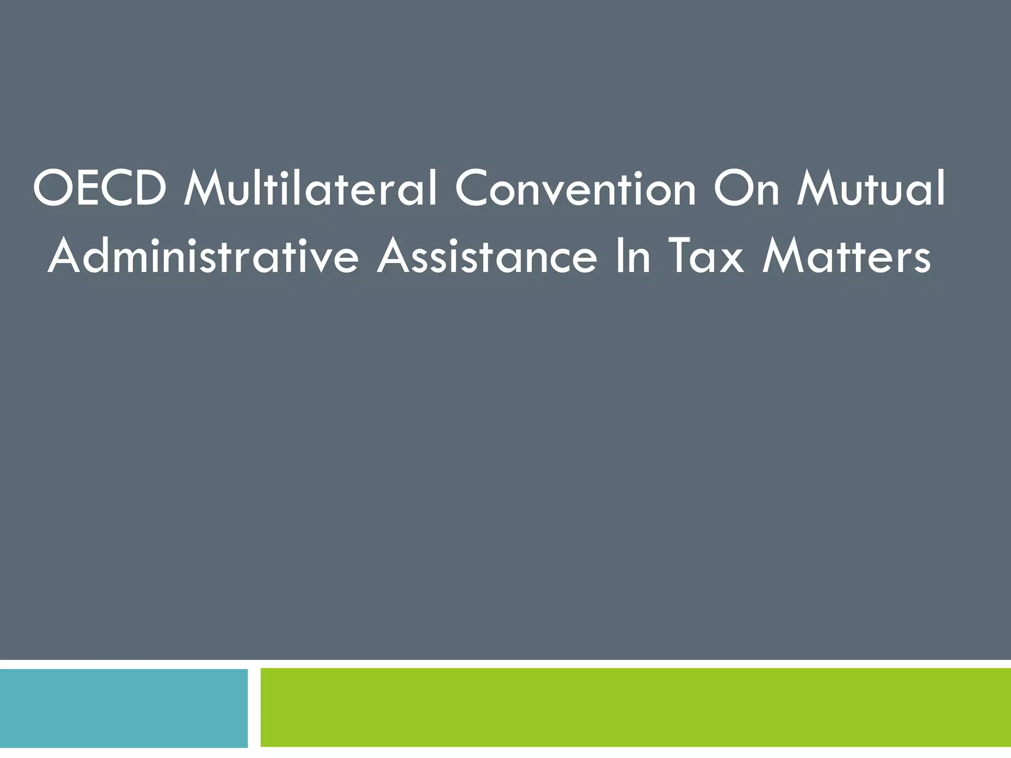 Your 8 Questions on the OECD Multilateral Convention on Mutual ...
