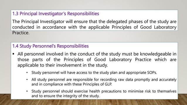 OECD Principle Of Good Laboratory Practice (GLP).pptx | Pharmaceutical ...