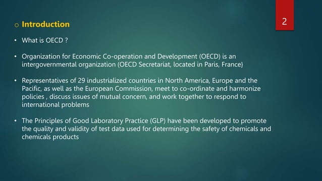 OECD Principle of GLP (1).pptx | Chemistry | Science