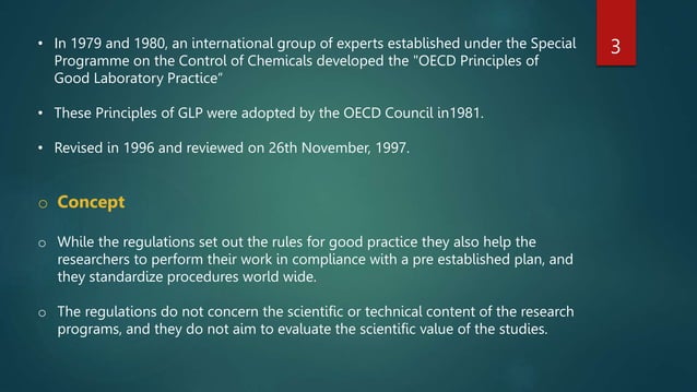 OECD Principle of GLP (1).pptx | Chemistry | Science