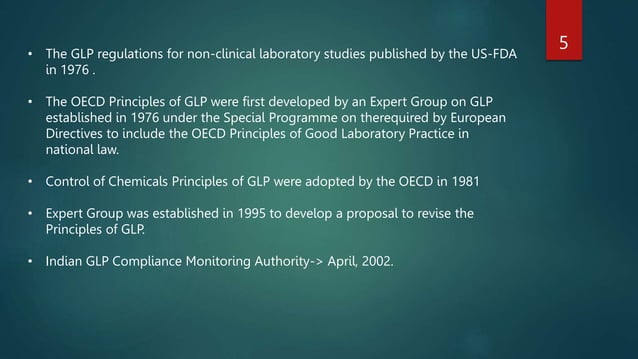 OECD Principle of GLP (1).pptx | Chemistry | Science