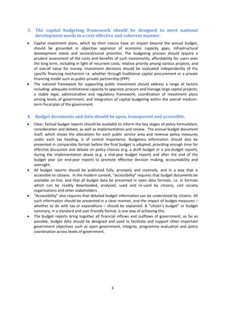 10 Principles of Budgetary Governance | PDF