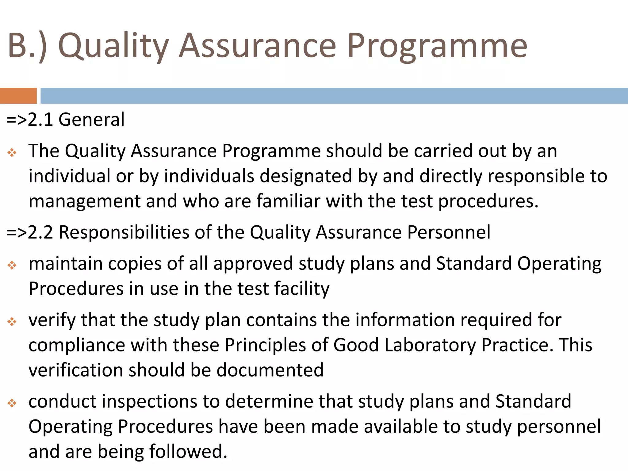 OECD principles of Good Laboratory Practice. | PPTX