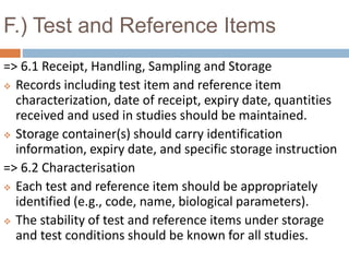 OECD principles of Good Laboratory Practice. | PPTX