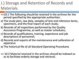 OECD principles of Good Laboratory Practice. | PPTX