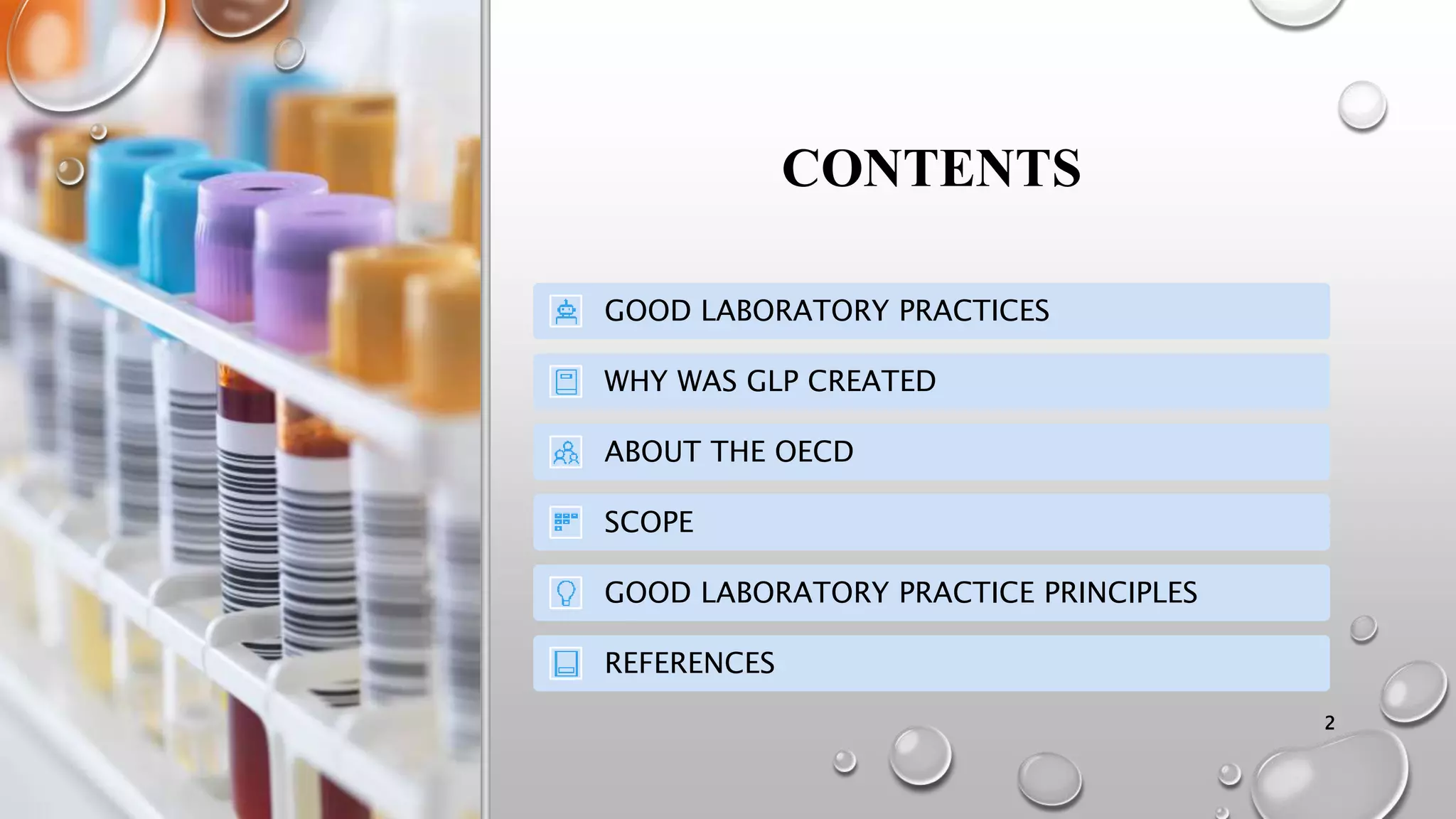 Oecd principles of good laboratory practices (glp) | PPTX