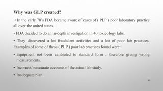 Oecd principles of good laboratory practices (glp) | PPTX