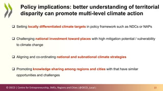 OECD Programme_A territorial approach to climate Action and resilience ...