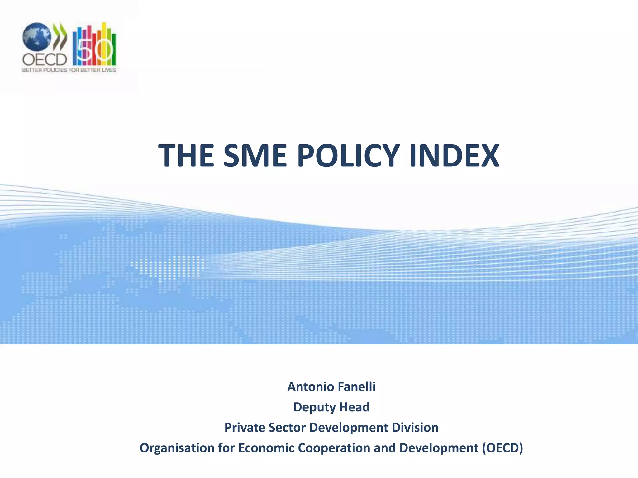 The SME Policy Index | PPTX
