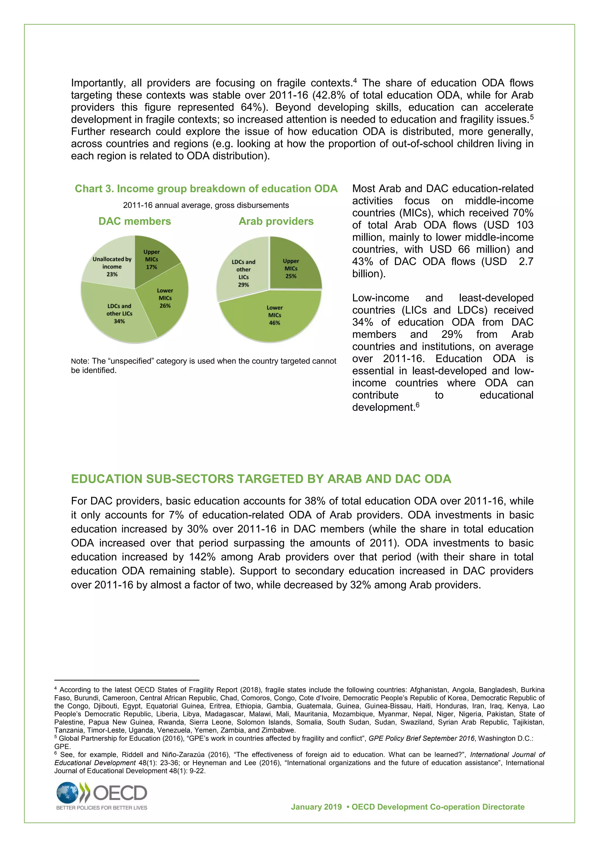 OECD Report - DAC and Non-DAC Concessional Financing for Education | PDF