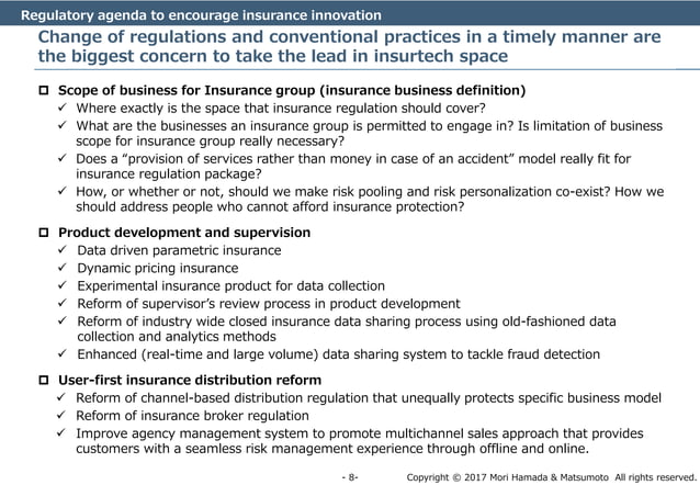 [OECD roundtable] japan insurtech challenges | PPT