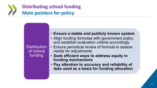 OECD School Resources Review - The Funding of School Education | PPT