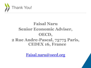 Regulatory Policy and Governance: OECD Experience and Emerging Trends - Faisal Naru | PDF