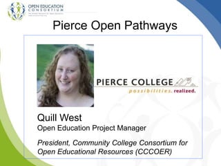 CCCOER Panel on OER Degrees at OEC Global 2016 | PPT