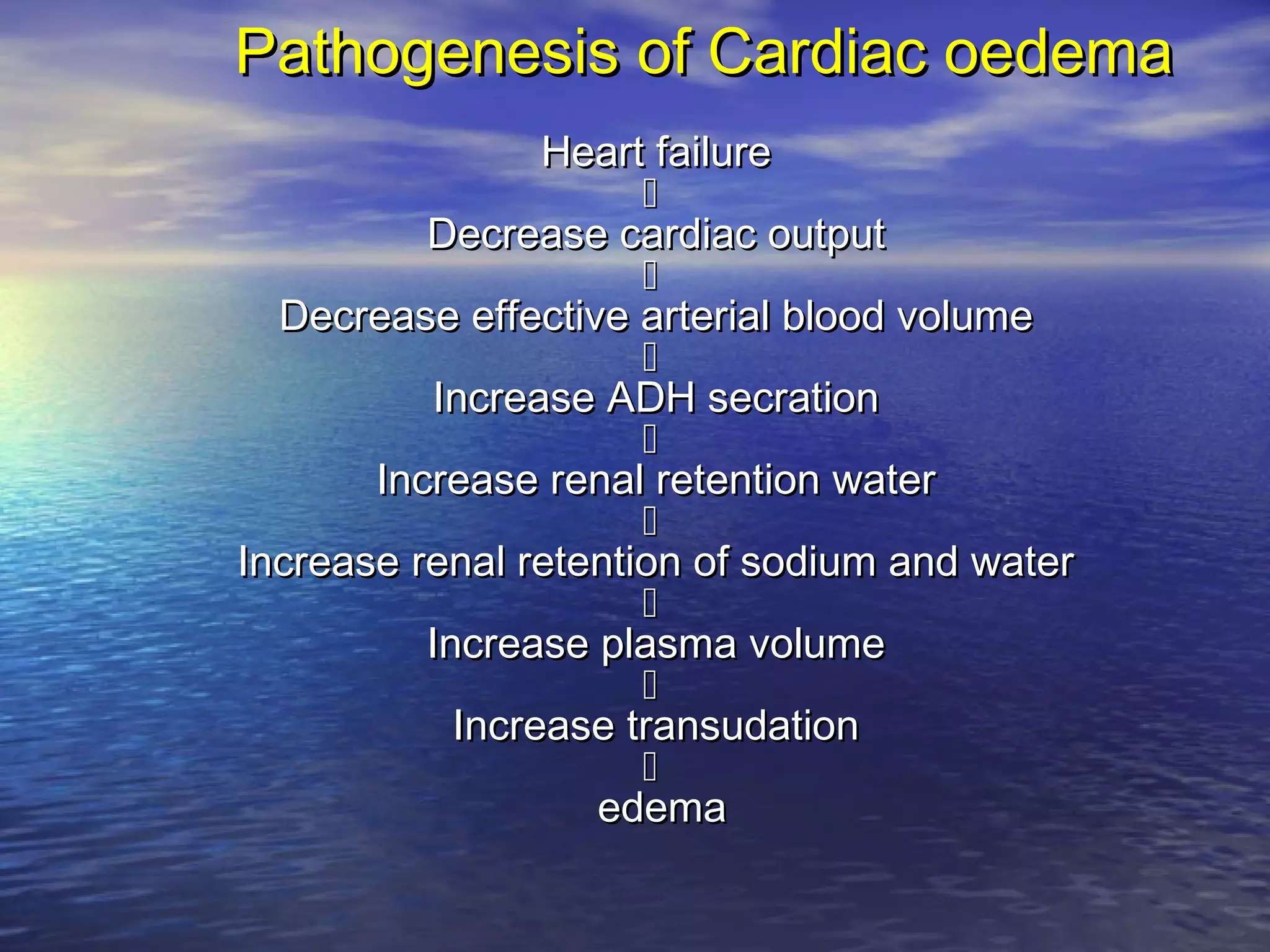 Oedema new edited | PPT | Heart and Cardiovascular Diseases | Diseases ...