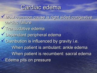 Oedema new edited | PPT