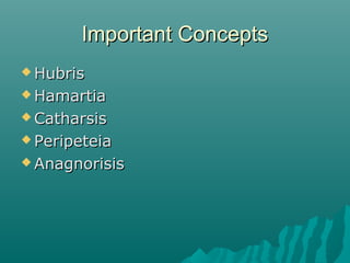 Oedipus Background | PPT | Musicals | Genres