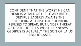Oedipus.pptx | Religion & Spirituality