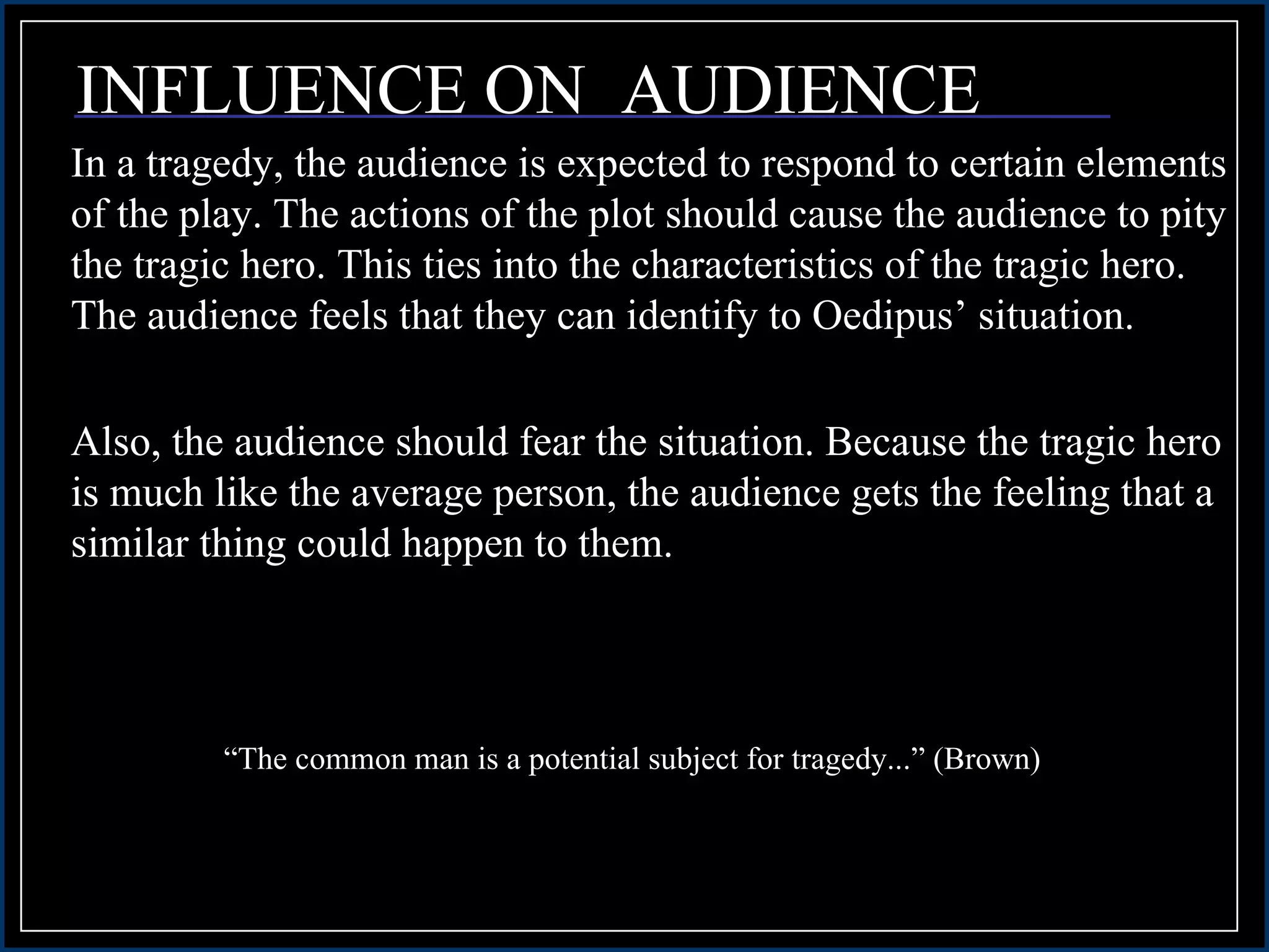 Oedipus and tragedy | PPT