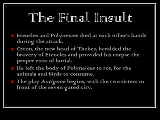 Oedipus at Colonus | PPT