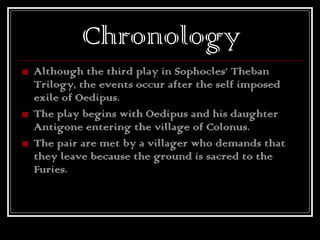 Oedipus at Colonus | PPT