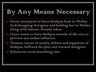 Oedipus at Colonus | PPT