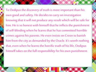 Oedipus rex a tragic hero | PPTX