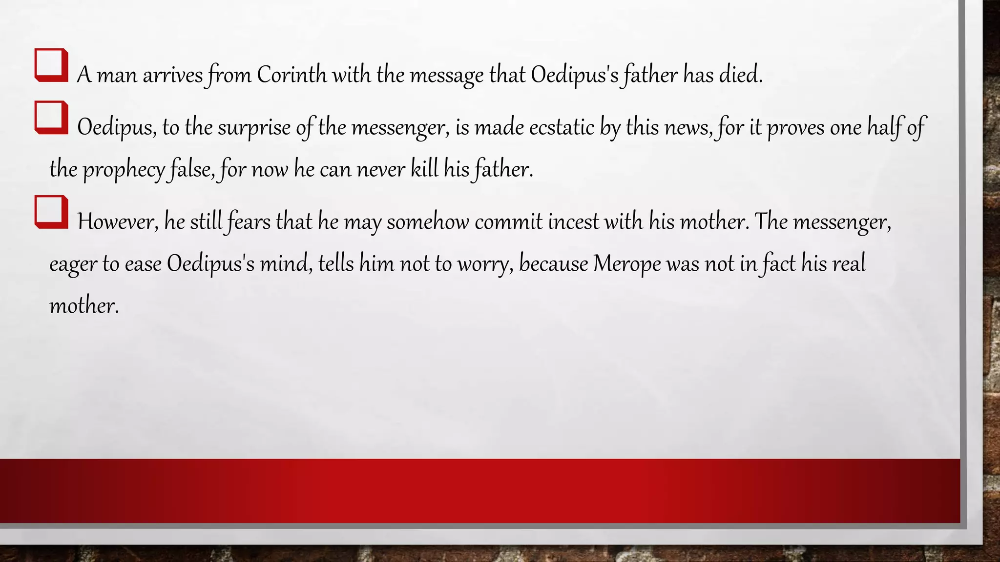 Oedipus rex | PPTX