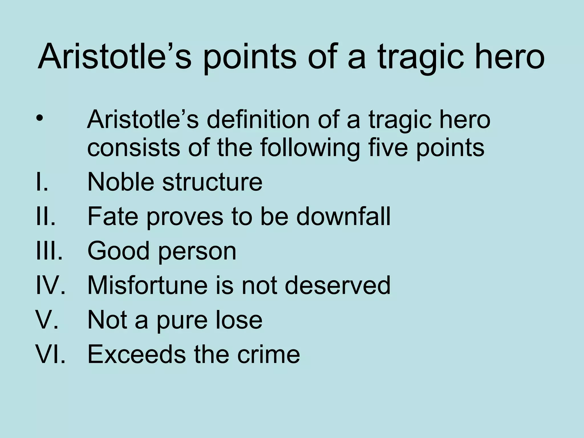 Oedipus rex as a tragic hero | PPT