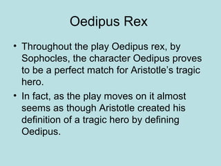 Oedipus rex as a tragic hero | PPT