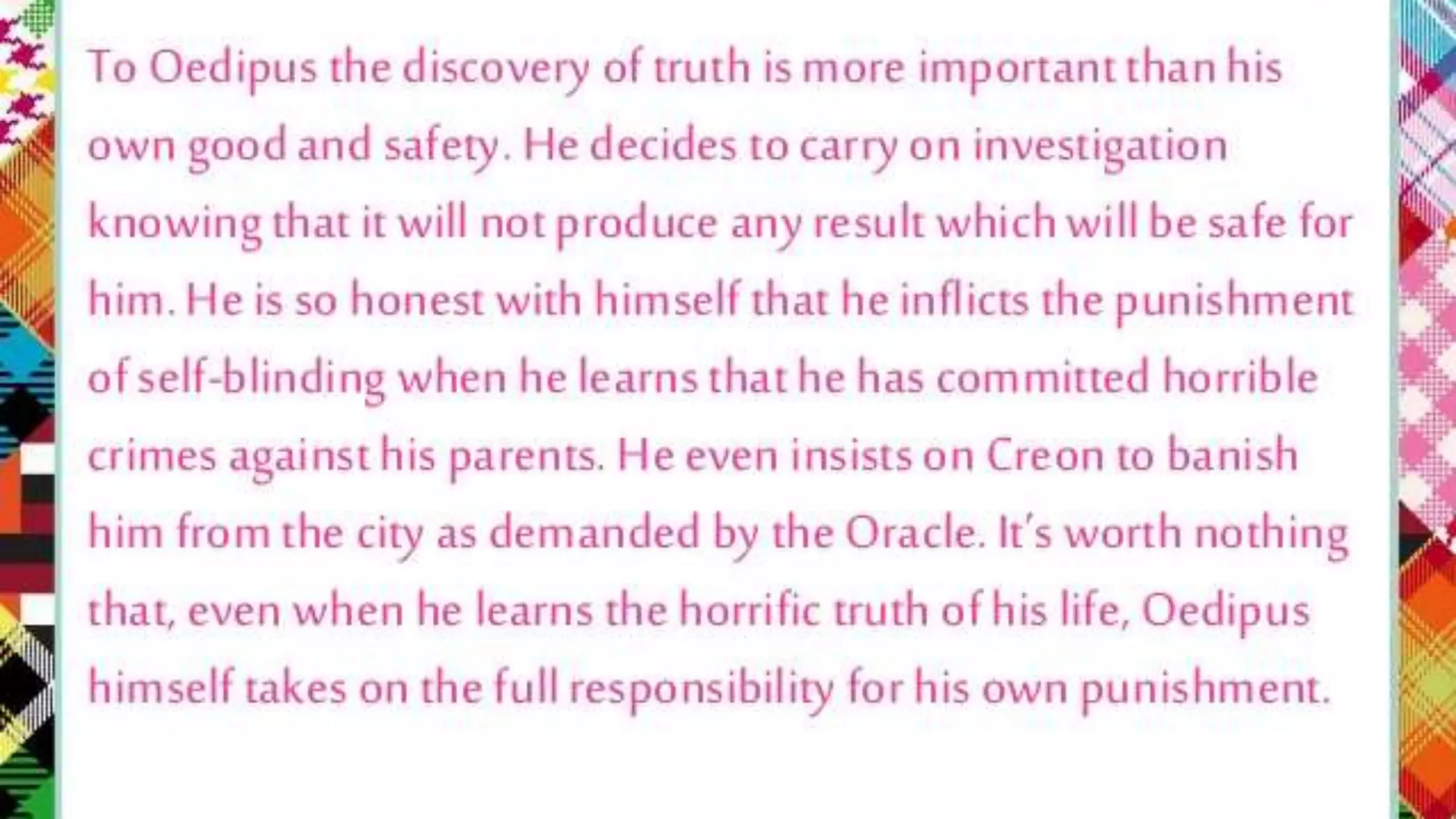 Oedipus Rex as a Tragic Hero | PPT