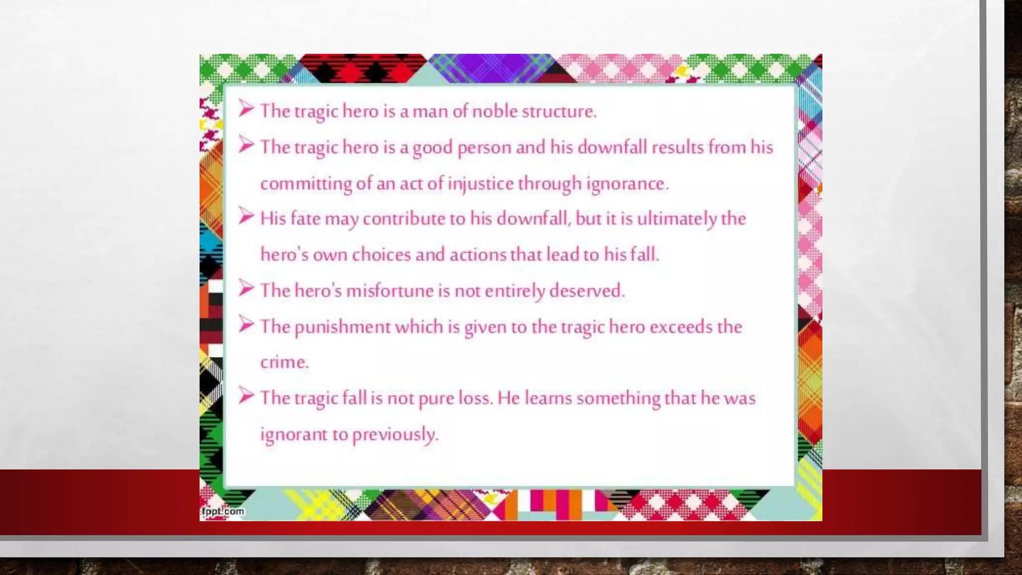 Oedipus Rex as a Tragic Hero | PPT