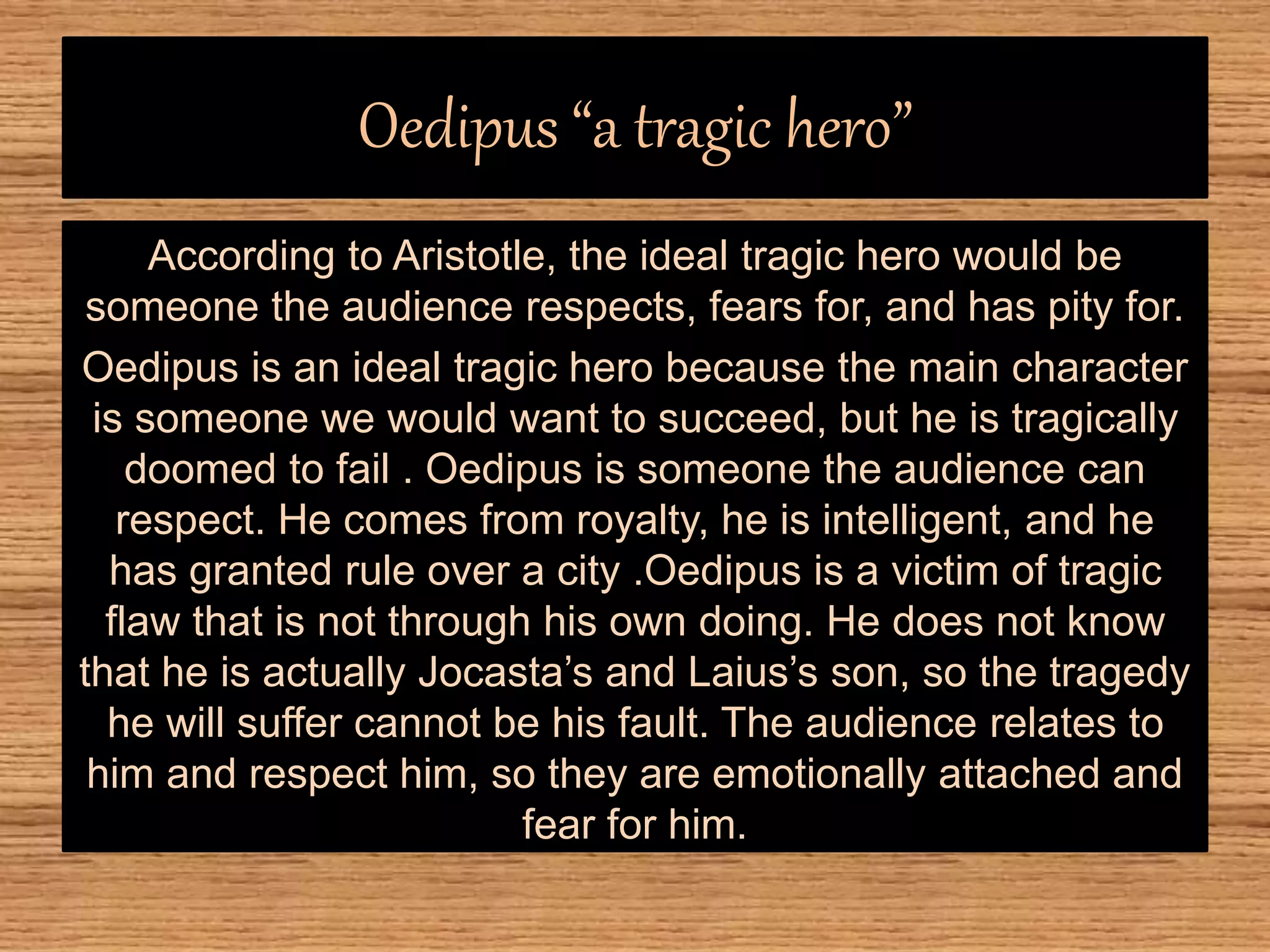 Oedipus rex by sophocles | PPTX