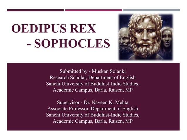 Oedipus Rex by Sophocles | PPT