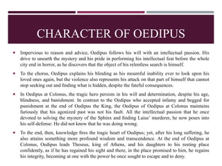 Oedipus Rex by Sophocles | PPTX