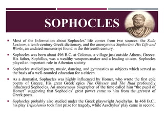 Oedipus Rex by Sophocles | PPTX