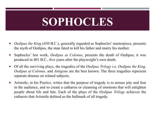Oedipus Rex by Sophocles | PPTX
