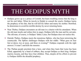 Oedipus Rex by Sophocles | PPTX