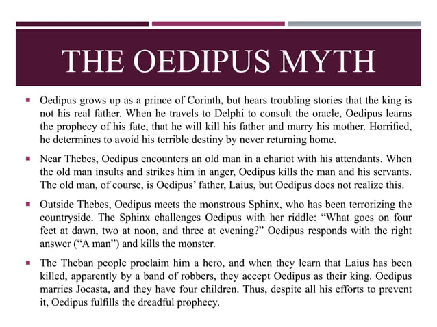 Oedipus Rex by Sophocles | PPT