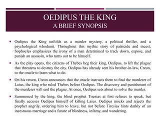 Oedipus Rex by Sophocles | PPTX