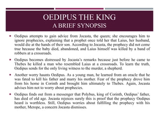 Oedipus Rex by Sophocles | PPTX