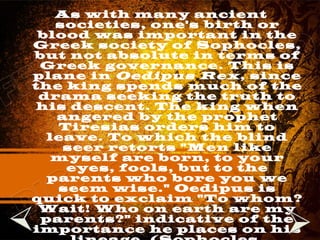 Oedipus rex ppt | PPT