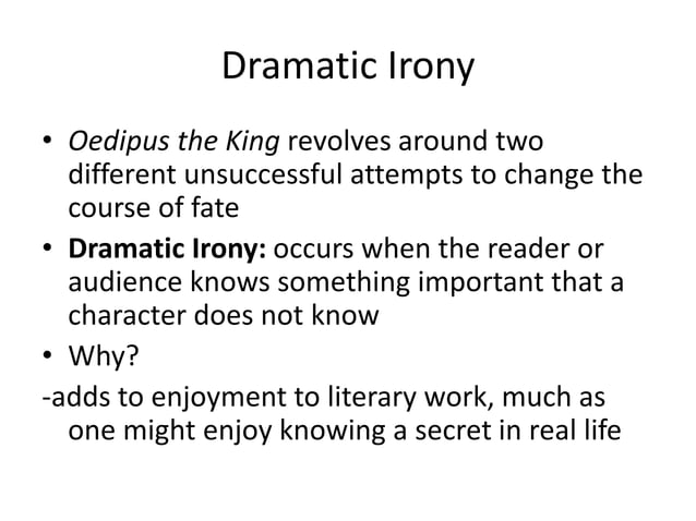 Oedipus the king ppt | PPTX | Drama | Genres
