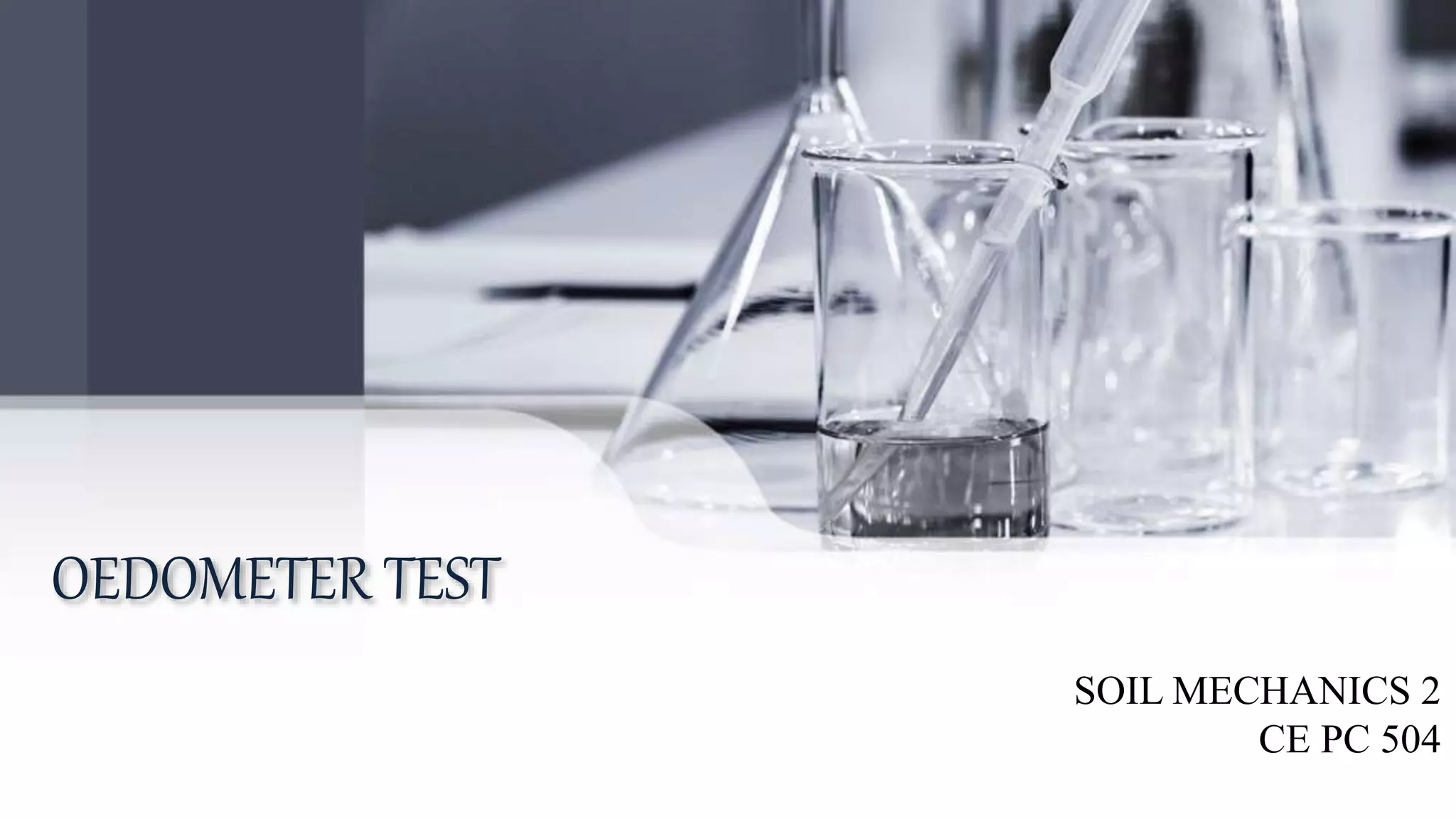 Oedometer test | PPTX