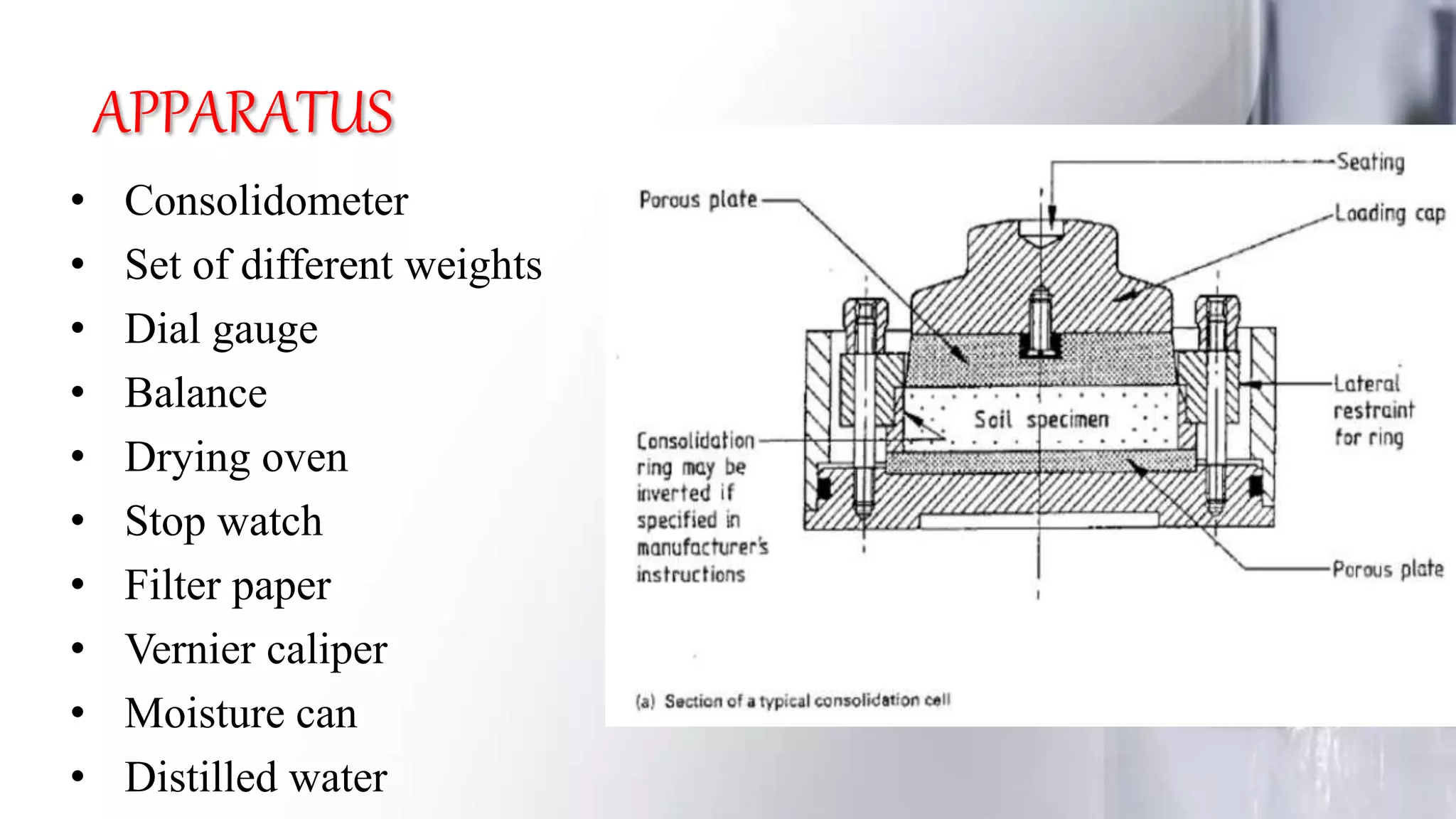 Oedometer test | PPTX