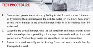 Oedometer test | PPTX
