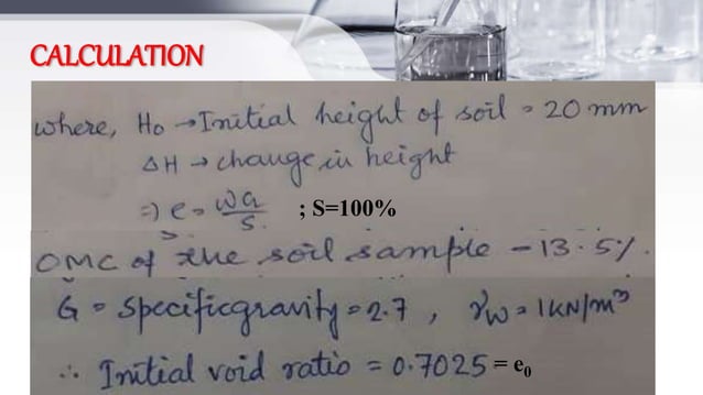 Oedometer test | PPTX
